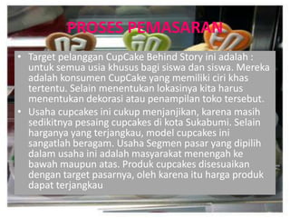 Cupcake Behind Story | PPTX