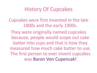 Cupcakes | PPTX