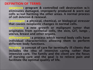 cellular aberration oncology nursing topic | PDF