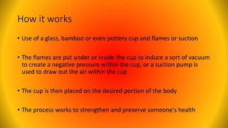 Cupping and bleeding dd | PPTX