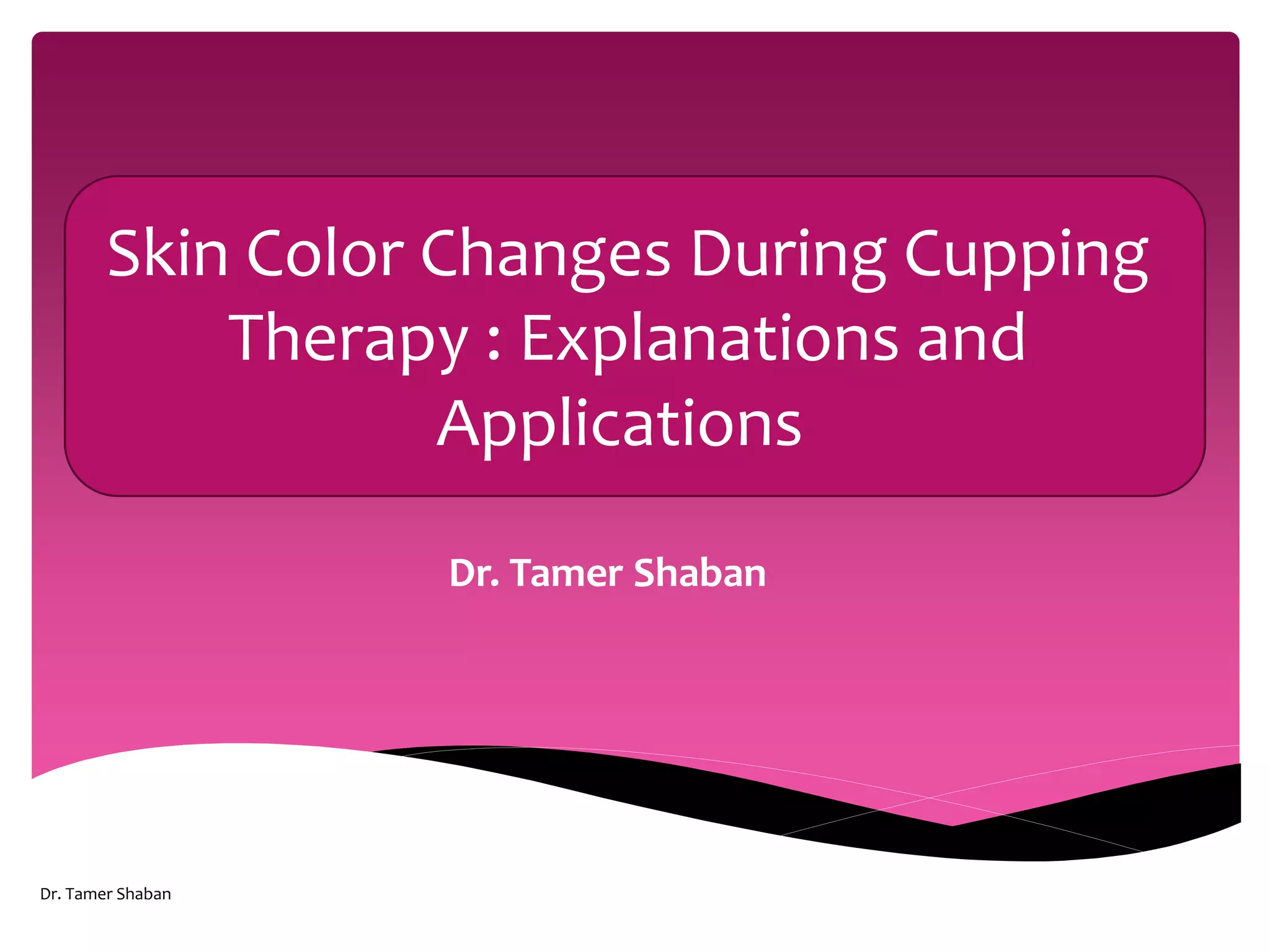 Skin Color Changes During Cupping Therapy : Explanations and ...