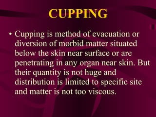 Cupping a regime in Unani Syatem of Medicine | PPT
