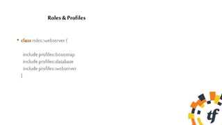 Creating Reusable Puppet Profiles | PPTX | Web Development | Internet