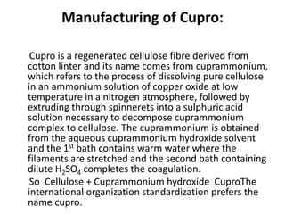 Cupro fiber | PPTX