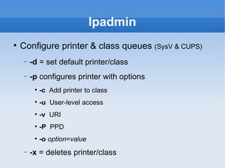 CUPS: Common UNIX Printing System | PPT