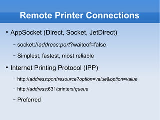 CUPS: Common UNIX Printing System | PPT