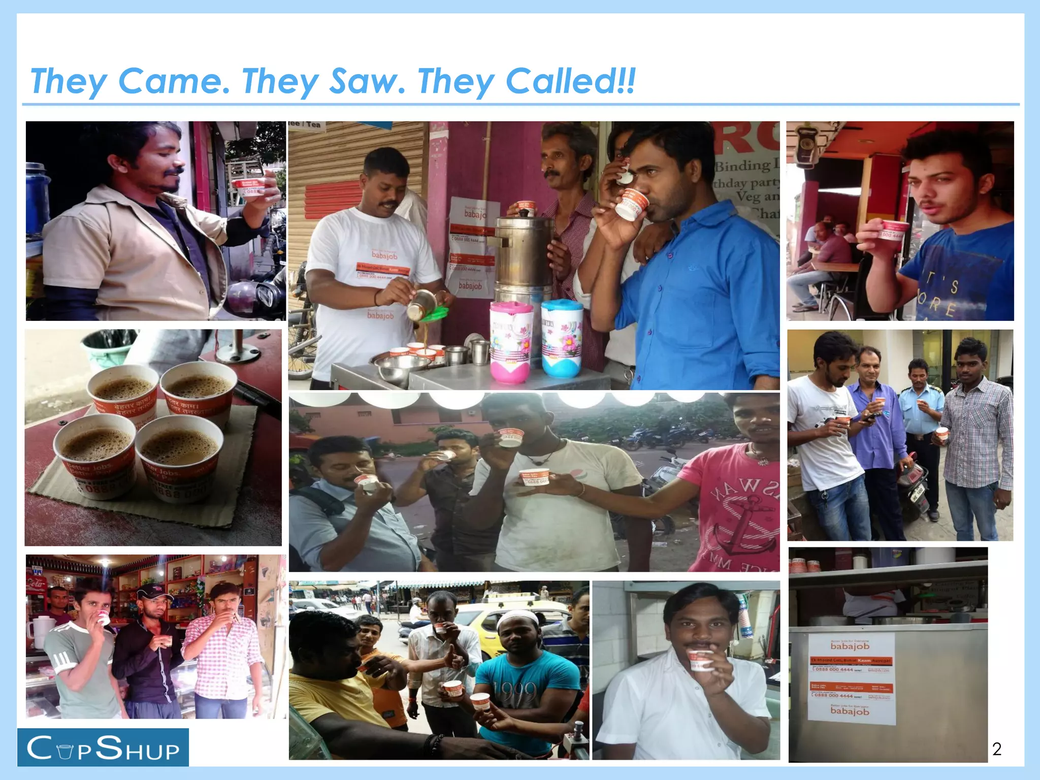Cup shup case study_babajob_Paper Cup Advertising | PPT