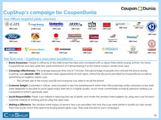 Cup shup case study_babajob_Paper Cup Advertising | PDF