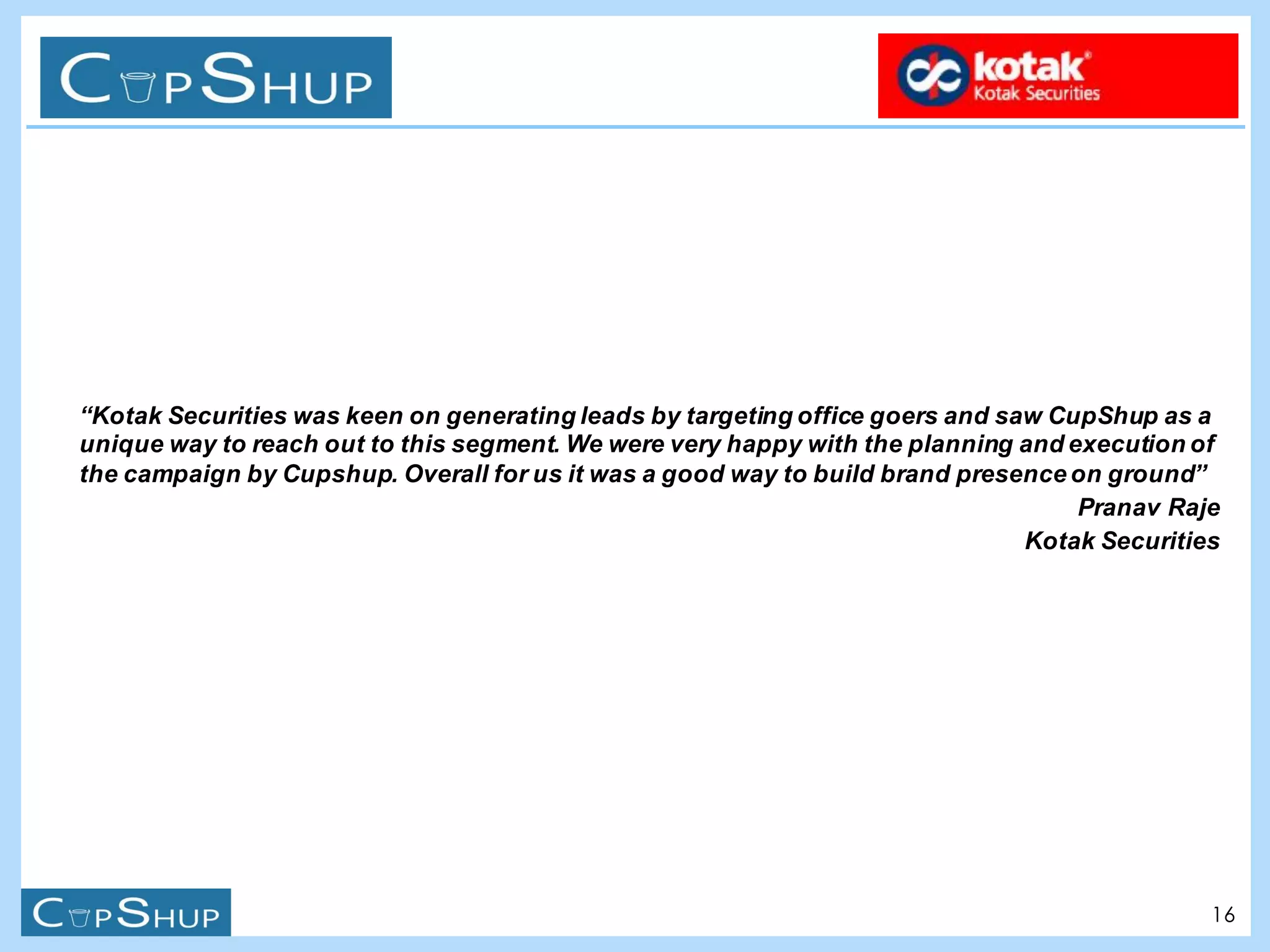 CupShup CaseStudy Grabhouse | PDF
