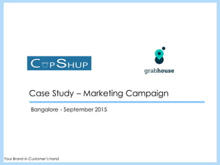 CupShup CaseStudy Grabhouse | PDF