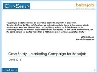 CupShup CaseStudy trulymadly | PDF