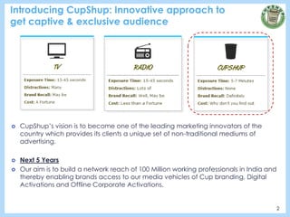 CupShup presentation_vstep | PDF