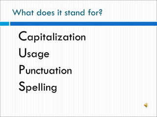 Cups Talking Ppt | PPT