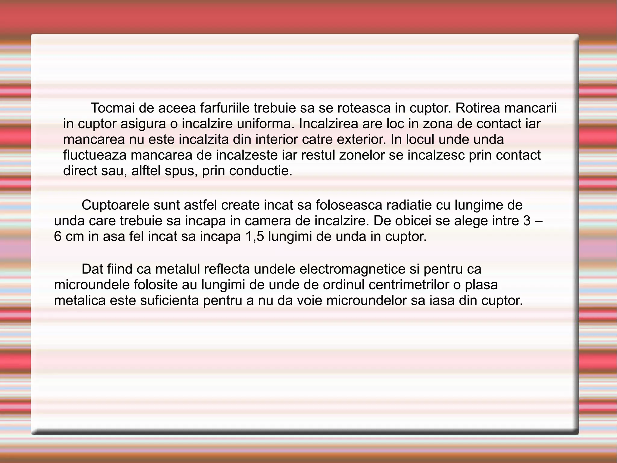 Cuptorul cu microunde | ODP