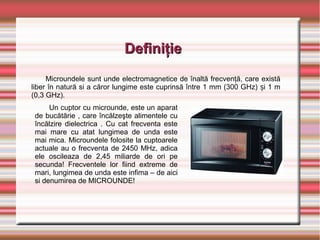 Cuptorul cu microunde | ODP