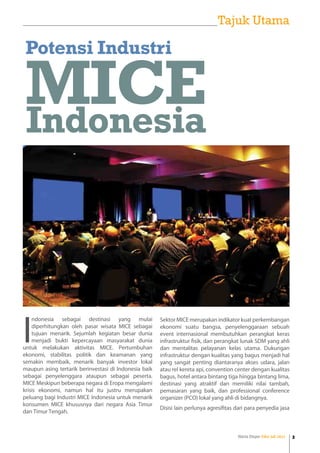 Potensi Industri MICE di Indonesia | PDF