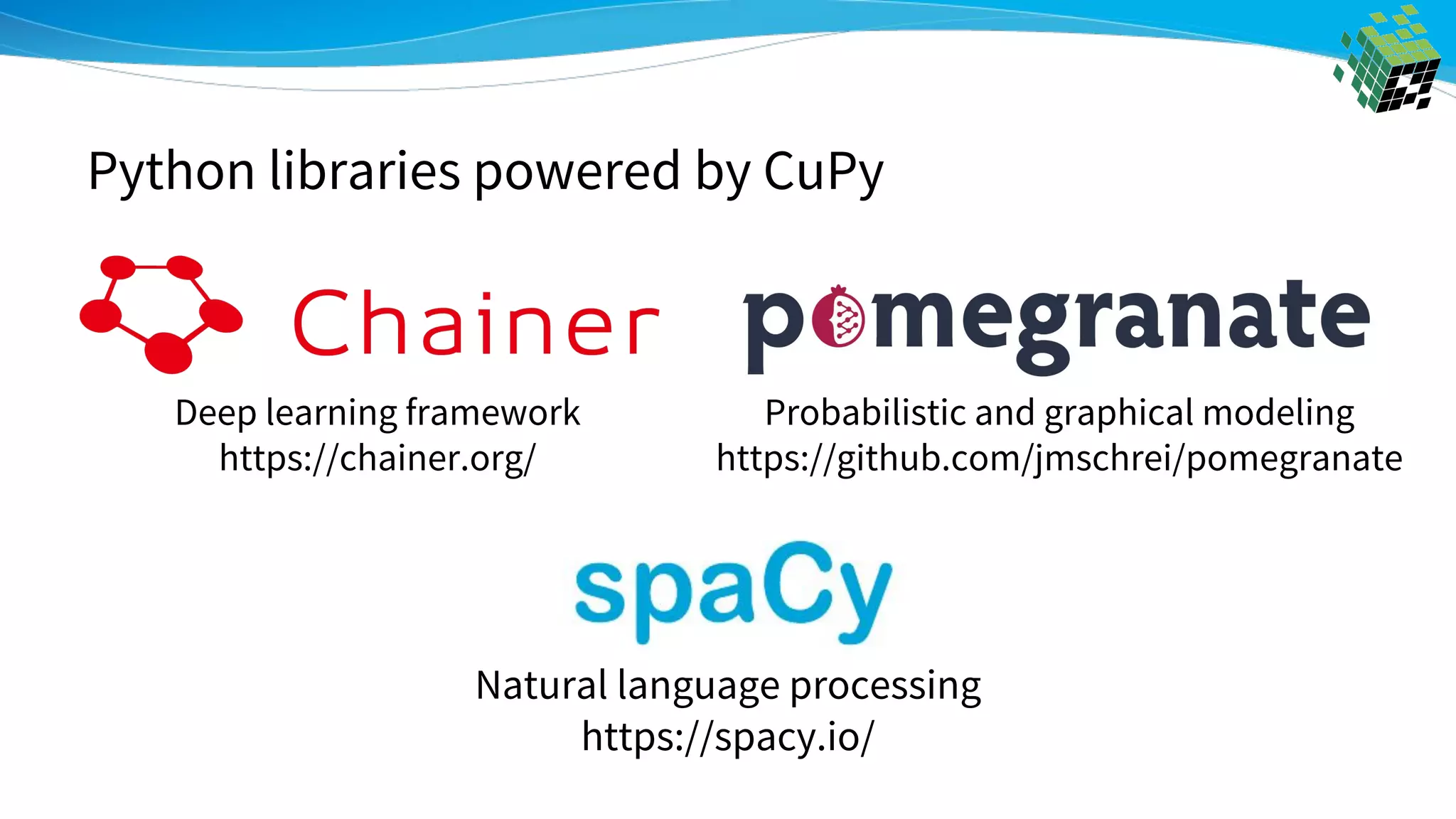 CuPy v4 and v5 roadmap | PDF