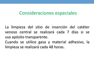 Curacion cateter picc neonato | PPTX