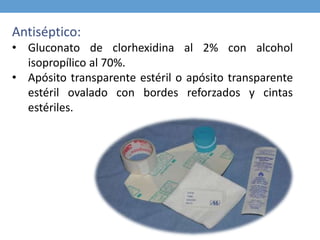 Curacion cateter picc neonato | PPTX