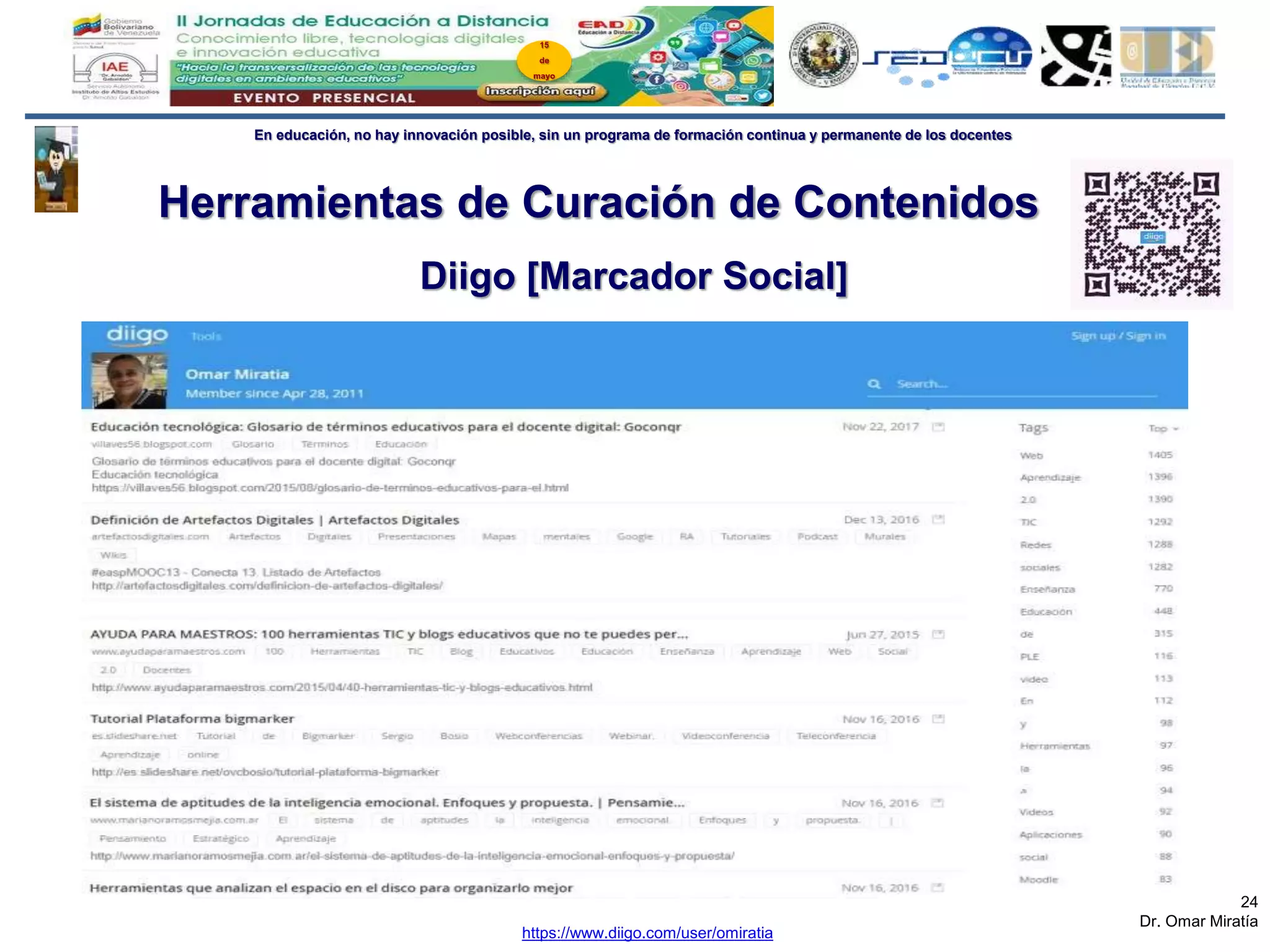 Herramientas para la Curación de Contenidos” (Conten Curation ...