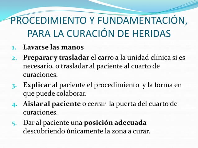 Curacion de Heridas | PPTX