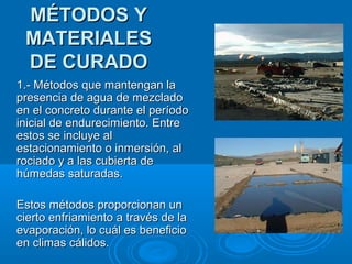curado del concretp | PPT