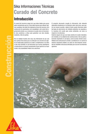 Curado del concreto | PDF