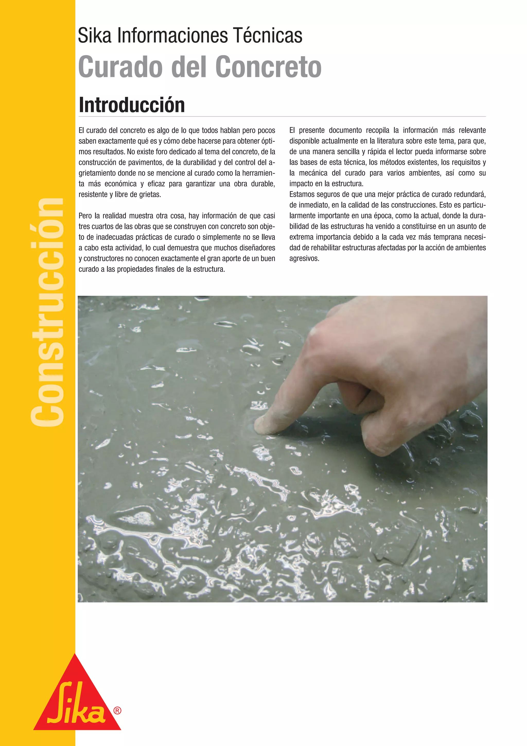 Curado del concreto | PDF
