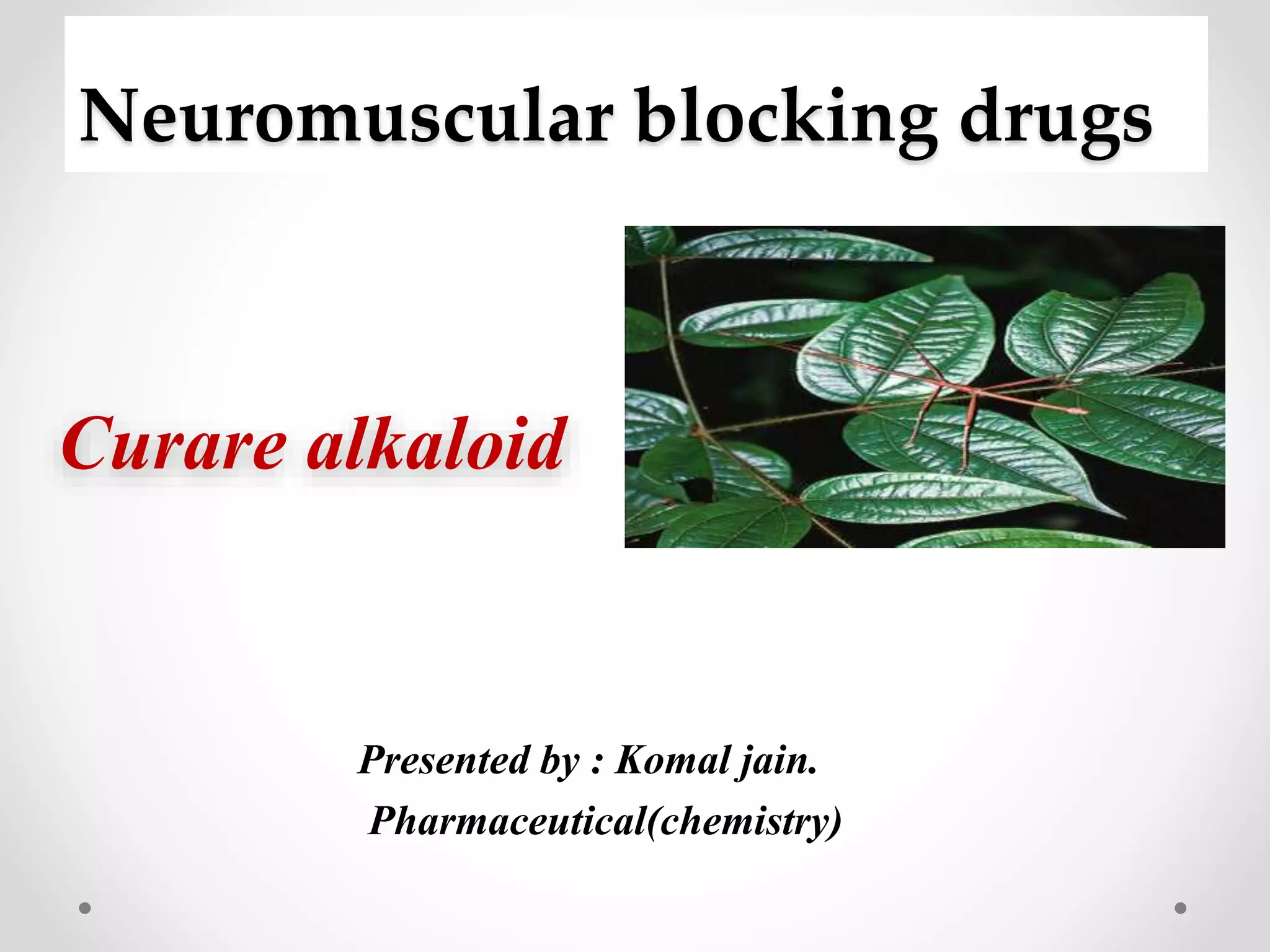 curare alkaloids.pptx