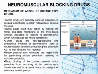 Curare alkaloids.pptx | Pharmaceutical Drugs | Medical Health