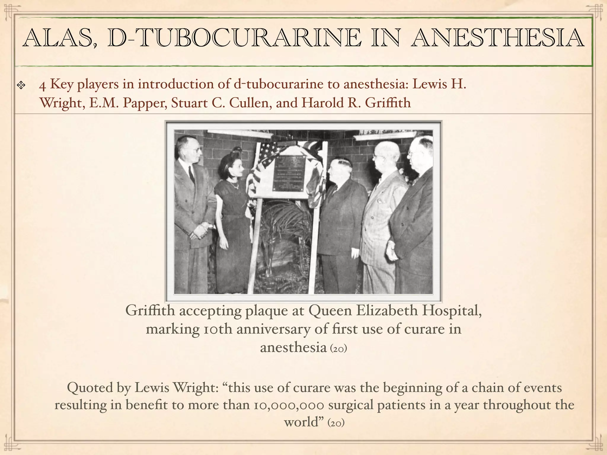 Curare Presentation | KEY