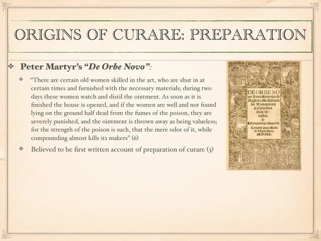 Curare Presentation | KEY