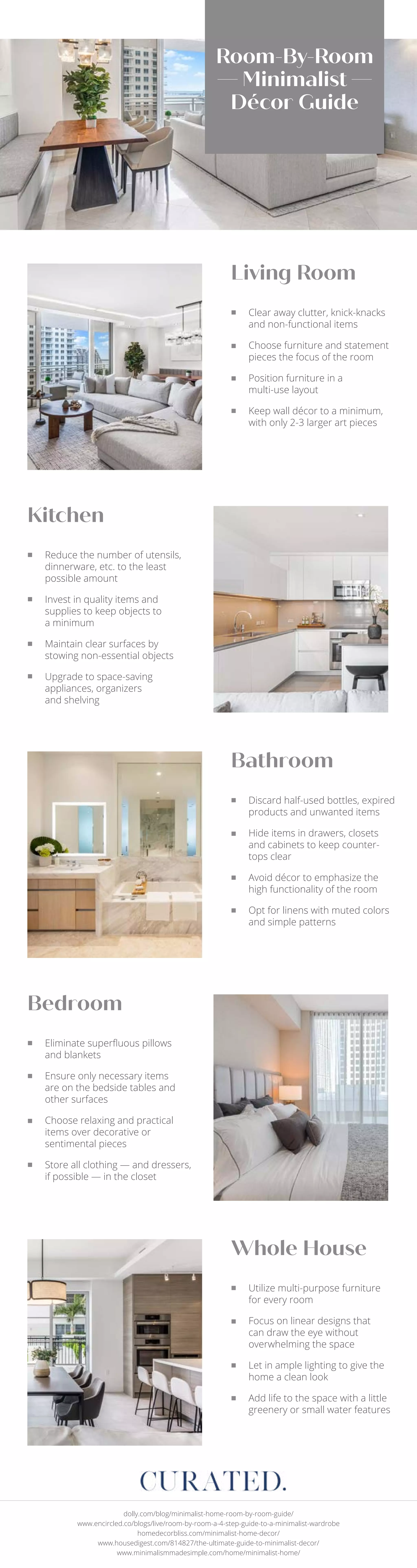 Room by Room Minimalist Decor Guide | PDF