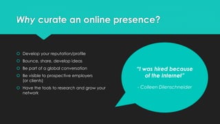 Curating your online presence | PDF