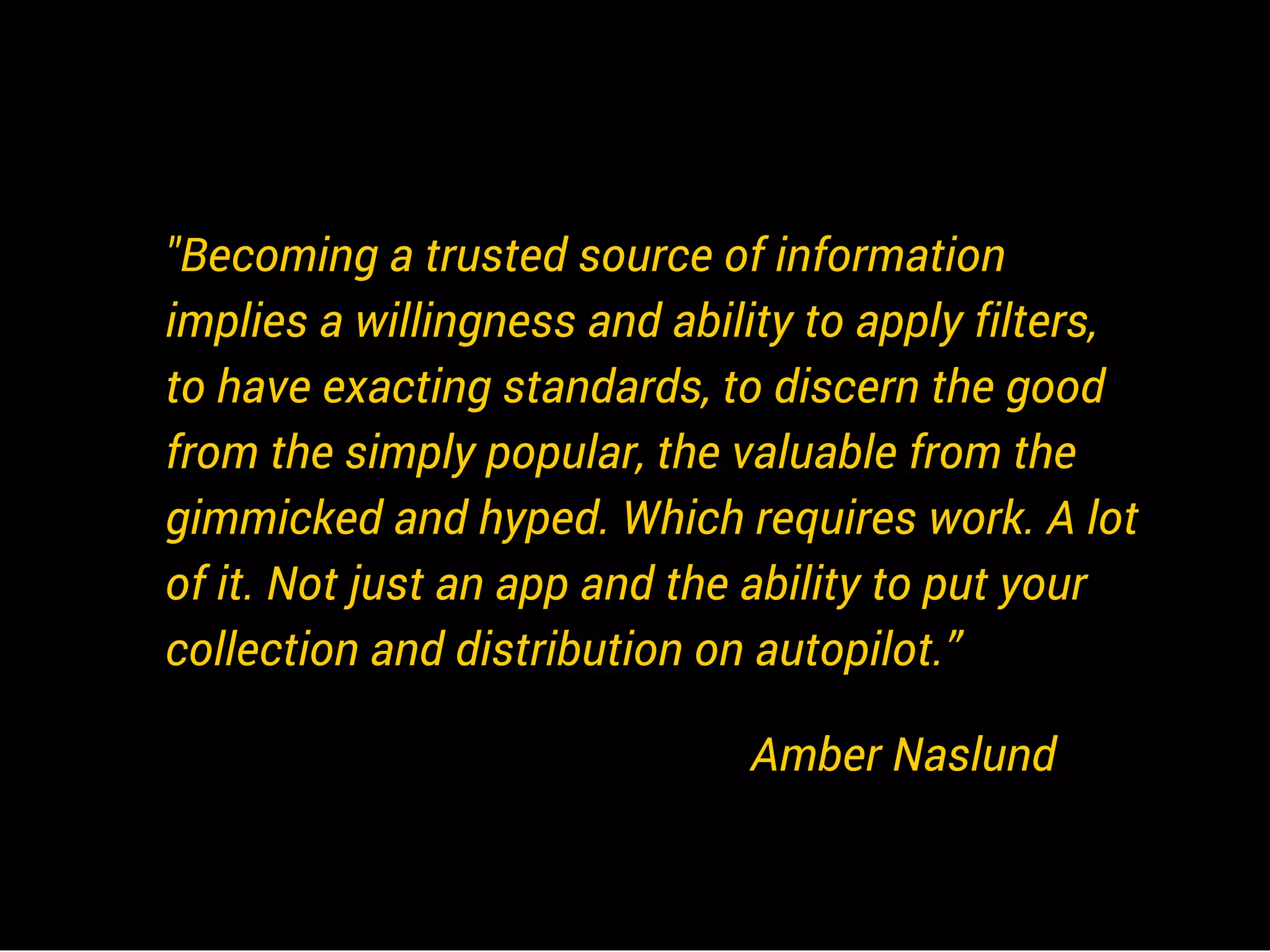 Curation 3.0: Rise of the Machines | PPT