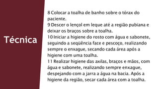 Curativos e banhhhhhhhhhho no leito.pptx