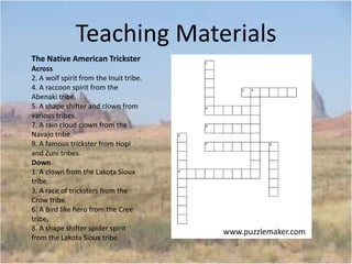 Curatola, lisa native american literature | PPT