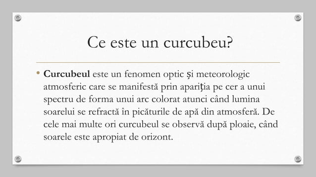 Curcubeu | PPT