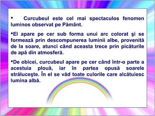 Curcubeul culoarea corpurilor | PPT