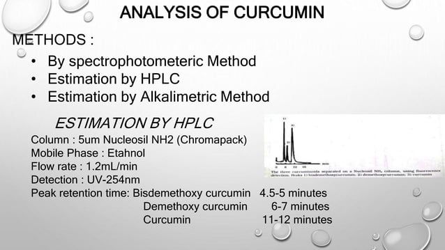 CURCUMIN (Curcuma longa) | PPTX | Chemistry | Science