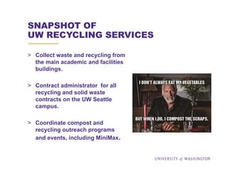CURC presentation on UW's MiniMax program | PPT