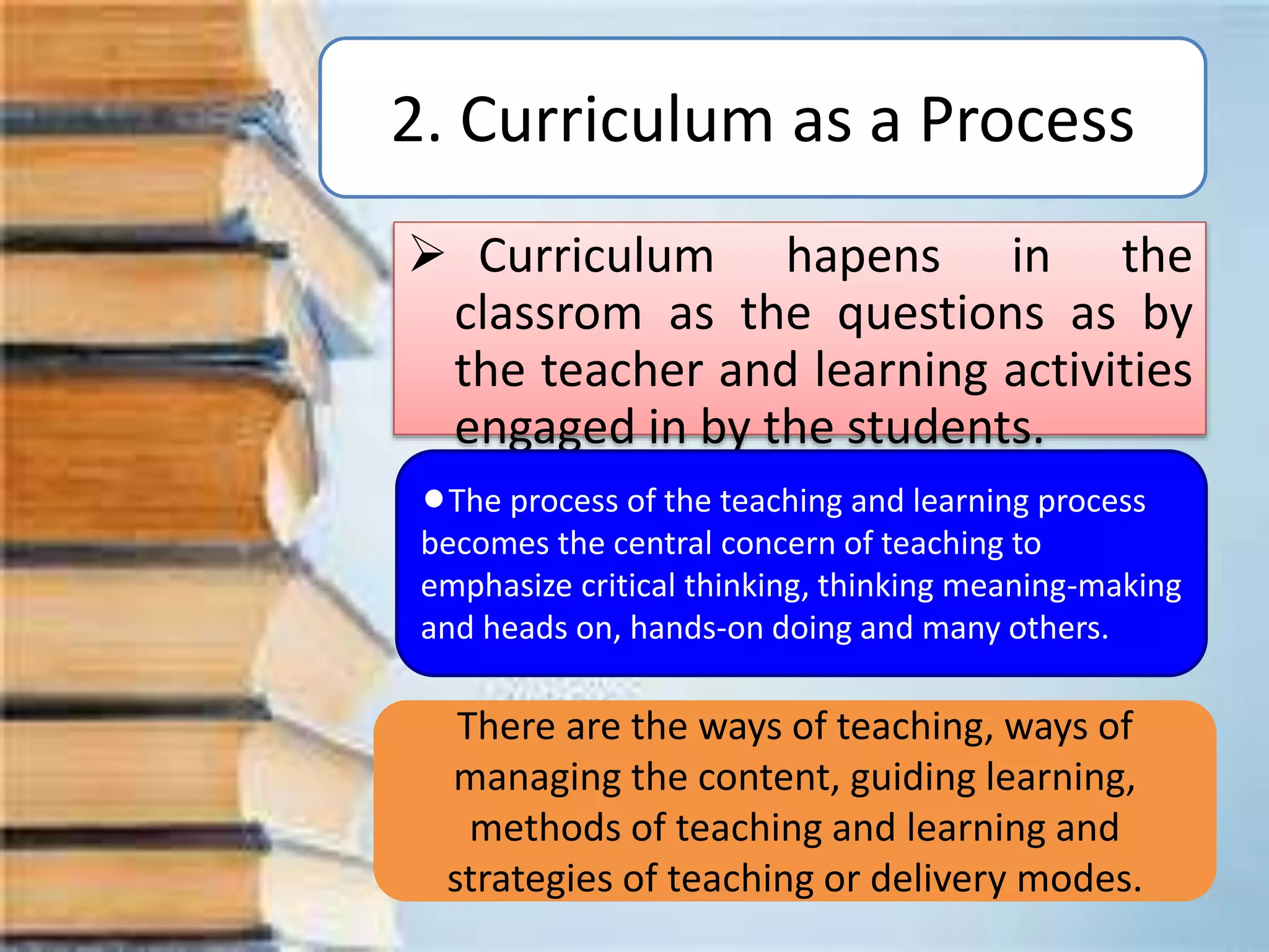 Approaches to School Curriculum | PPTX