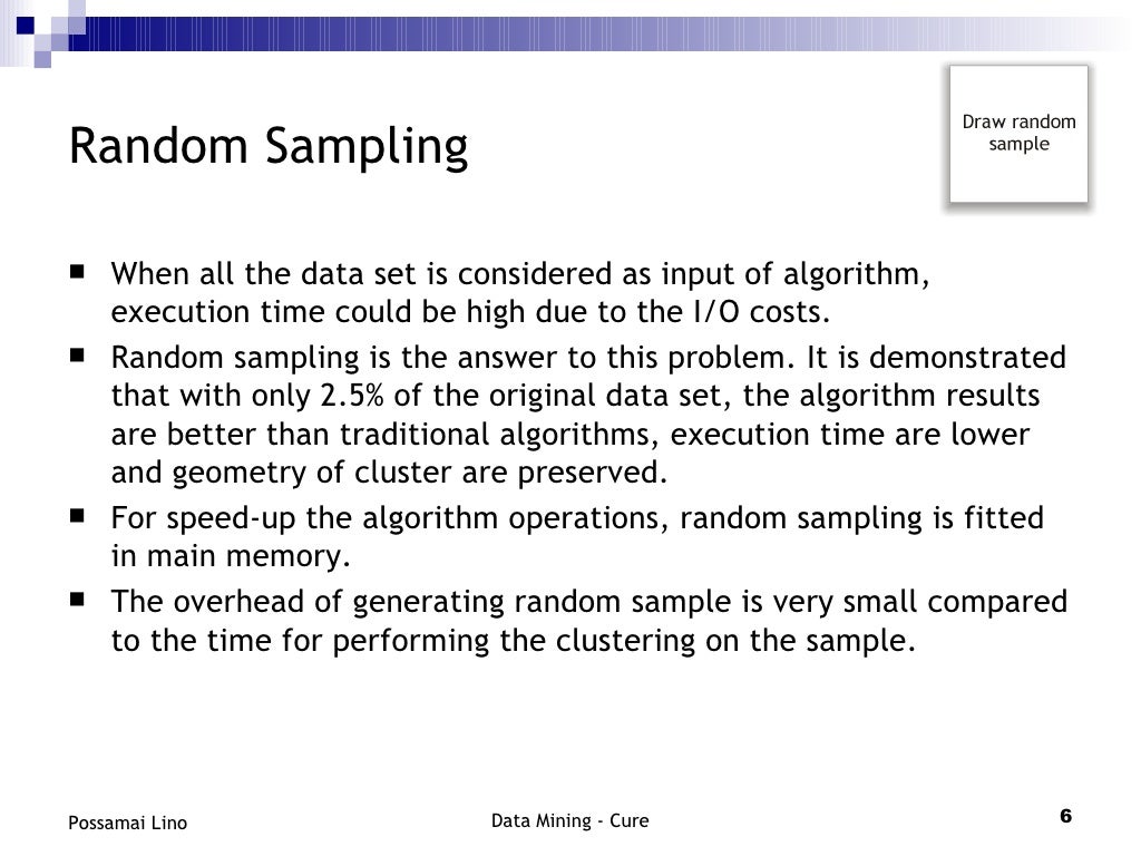 Cure Clustering Algorithm