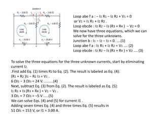 Cureent, Resistance & Kirchhoff’s Rules.pptx | Computer Networking | Computing
