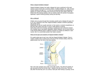 Cure for osgood schlatter preview | PPTX