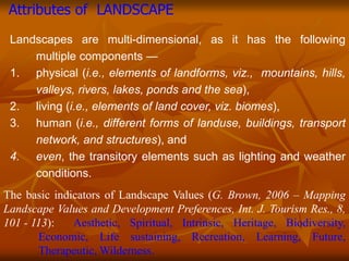 NATURE, STRUCTURE, AND MODELS OF LANDSCAPE — a geographer’s perspective ...