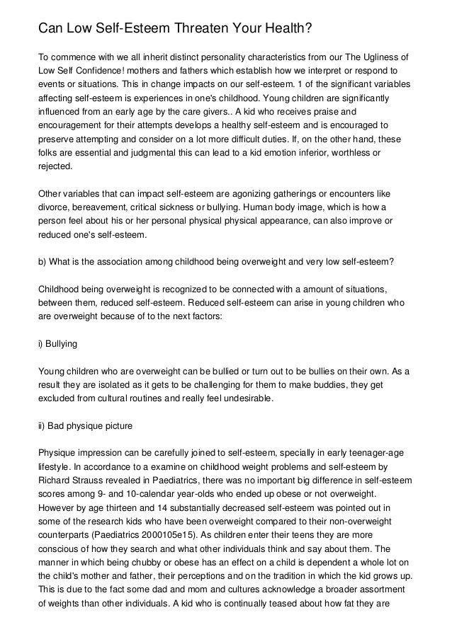 Can Low Self Esteem Threaten Your Health can-low-self-esteem-threaten-your-health