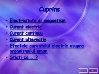 Curentul Electric | PPTX
