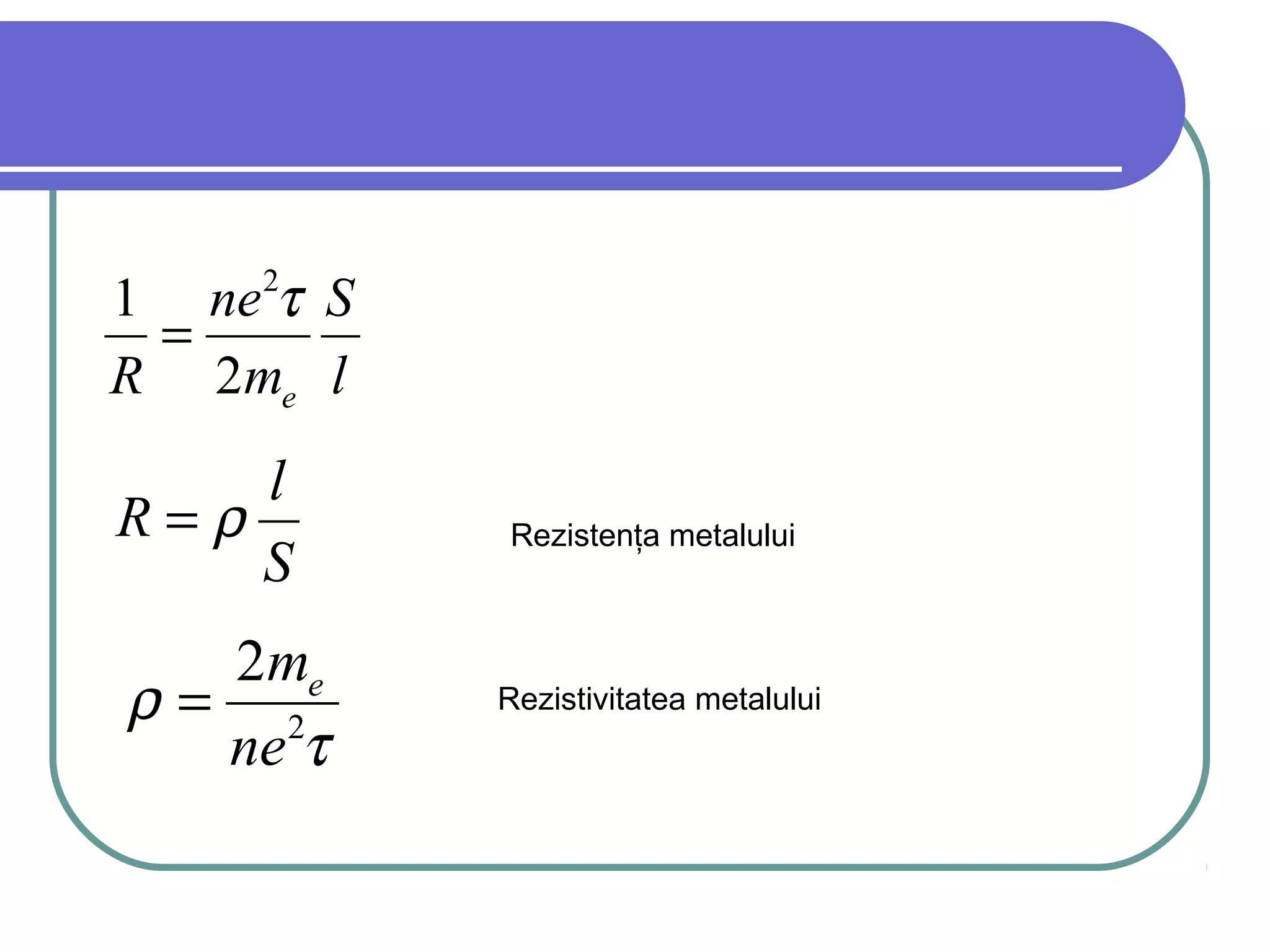 Curentul electric în metale | PPT
