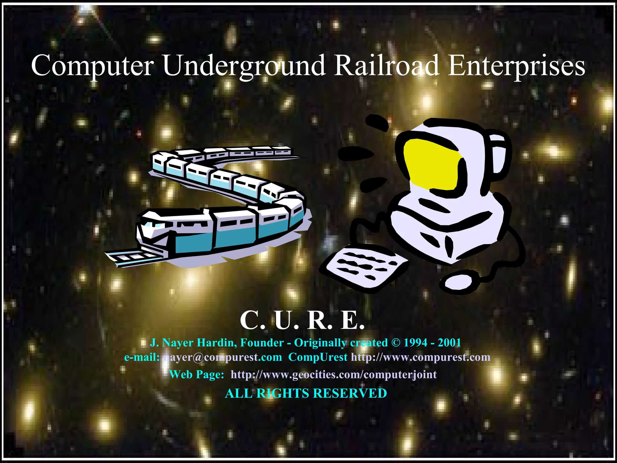 Computer Underground Railroad Conductors | PPT | Technology & Computing
